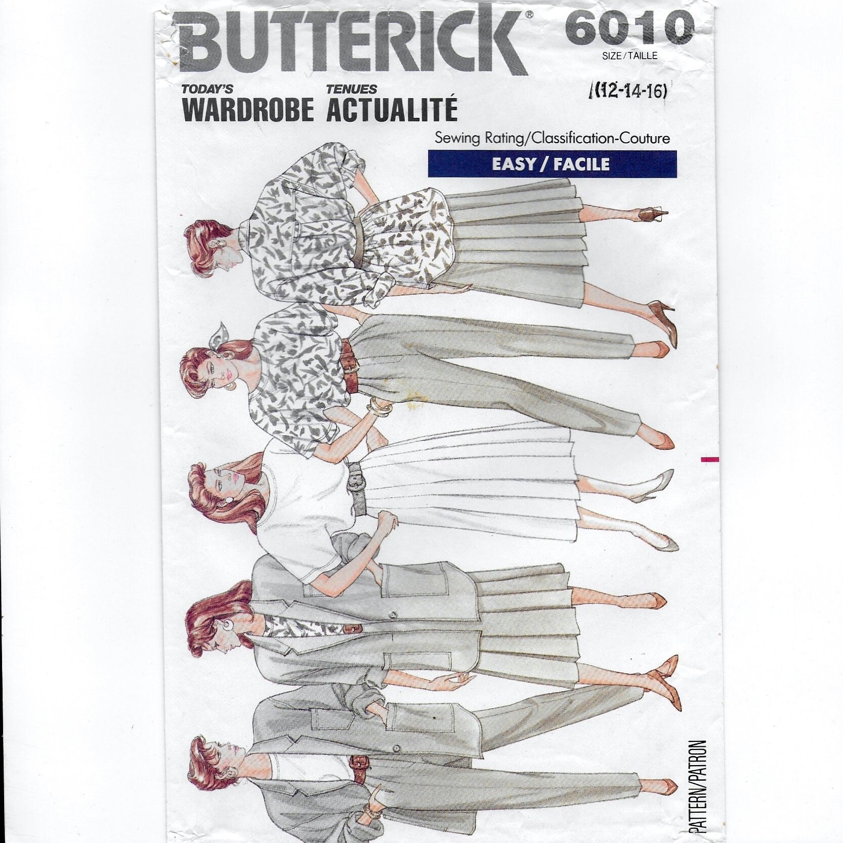 A Wardrobe Separates Pattern for Women: Jacket, Top, Pleated Skirt ...