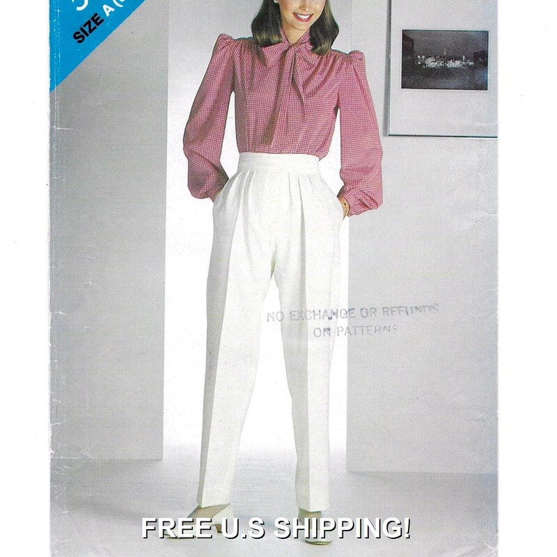 Back Zip Blouse Pattern - Etsy