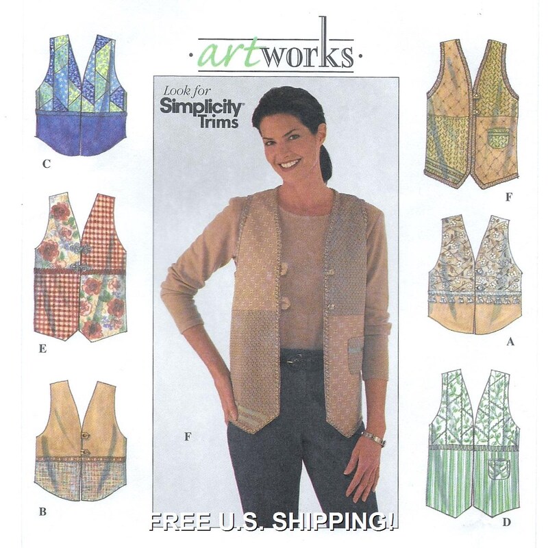 Long Vest Pattern - Etsy