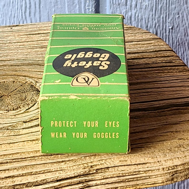 American Optical Vintage Safety Goggles 1940s Original Box - Great Find ...