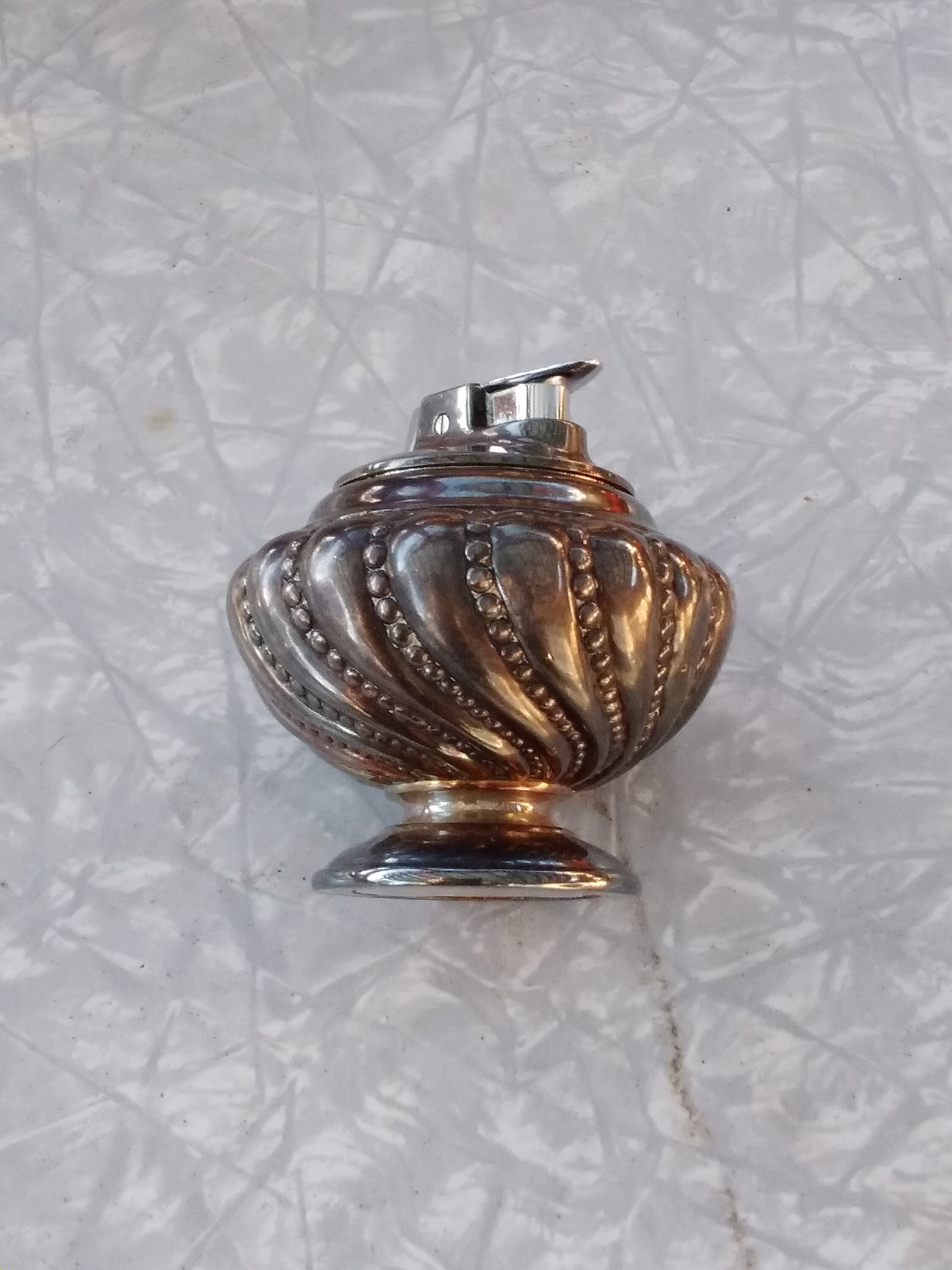 Ronson Mid Century Ornate Silver Plate Table Lighter - Etsy