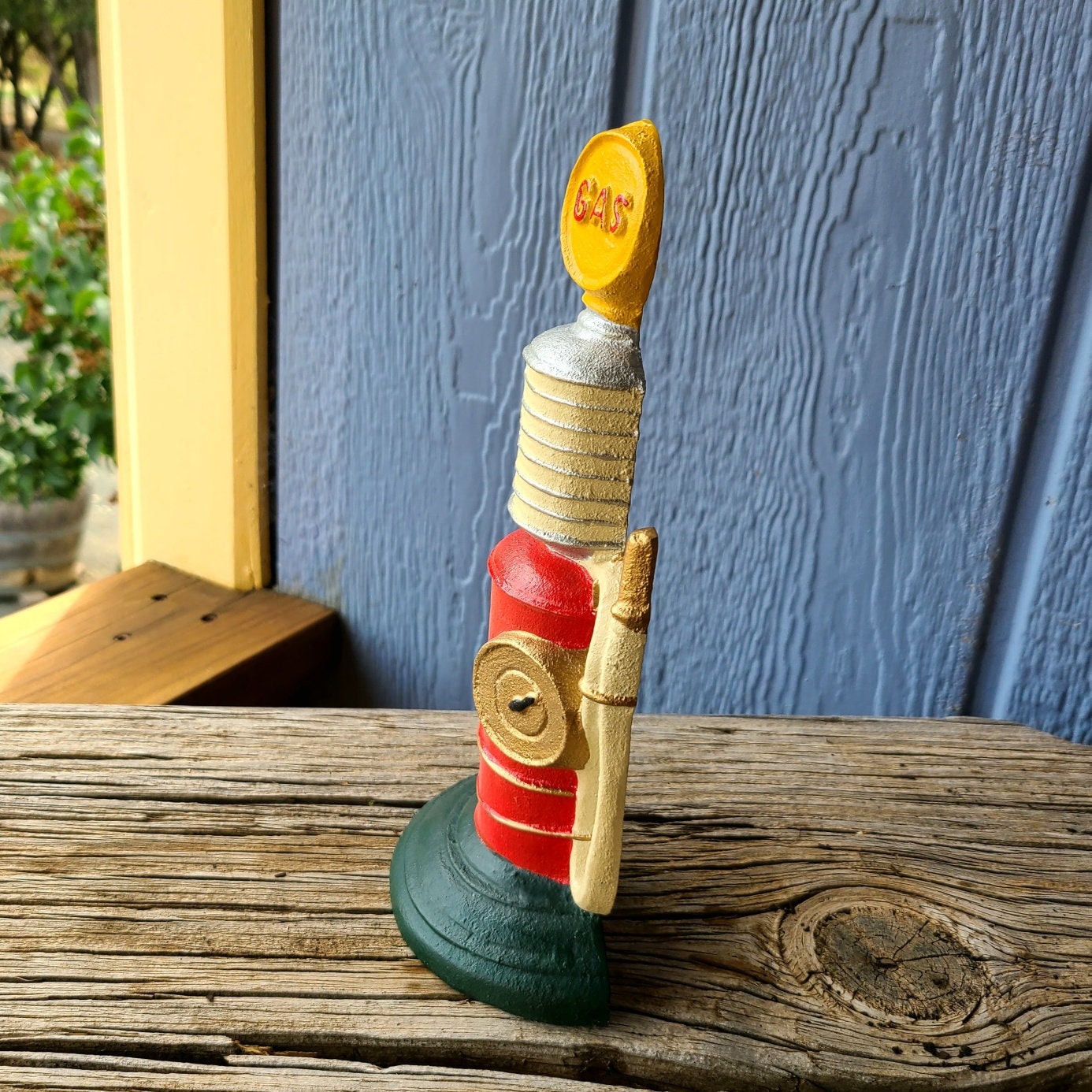 Cast Iron Gas Pump Door Stop - Etsy