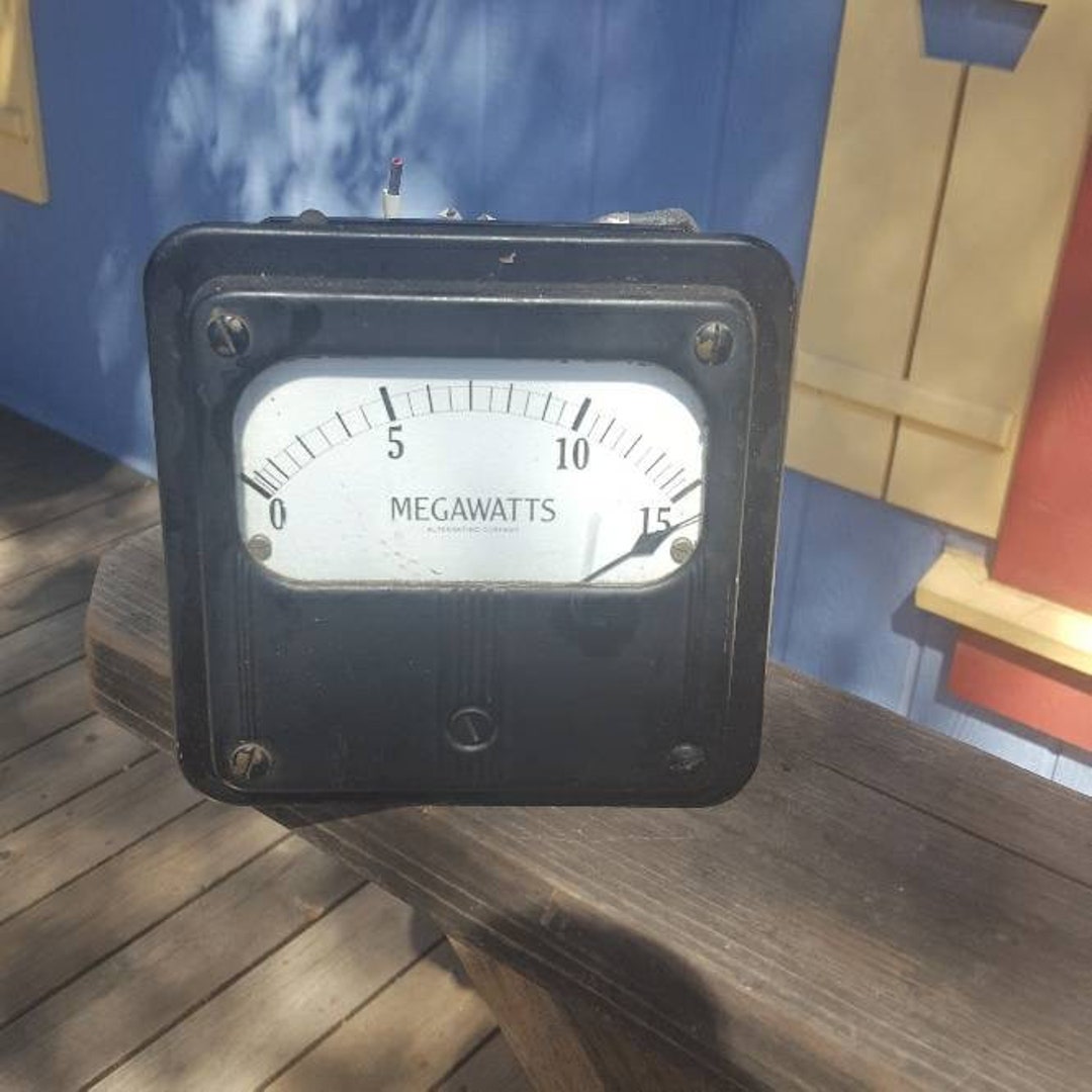 Megawatts Meter 1500 Watts - Etsy