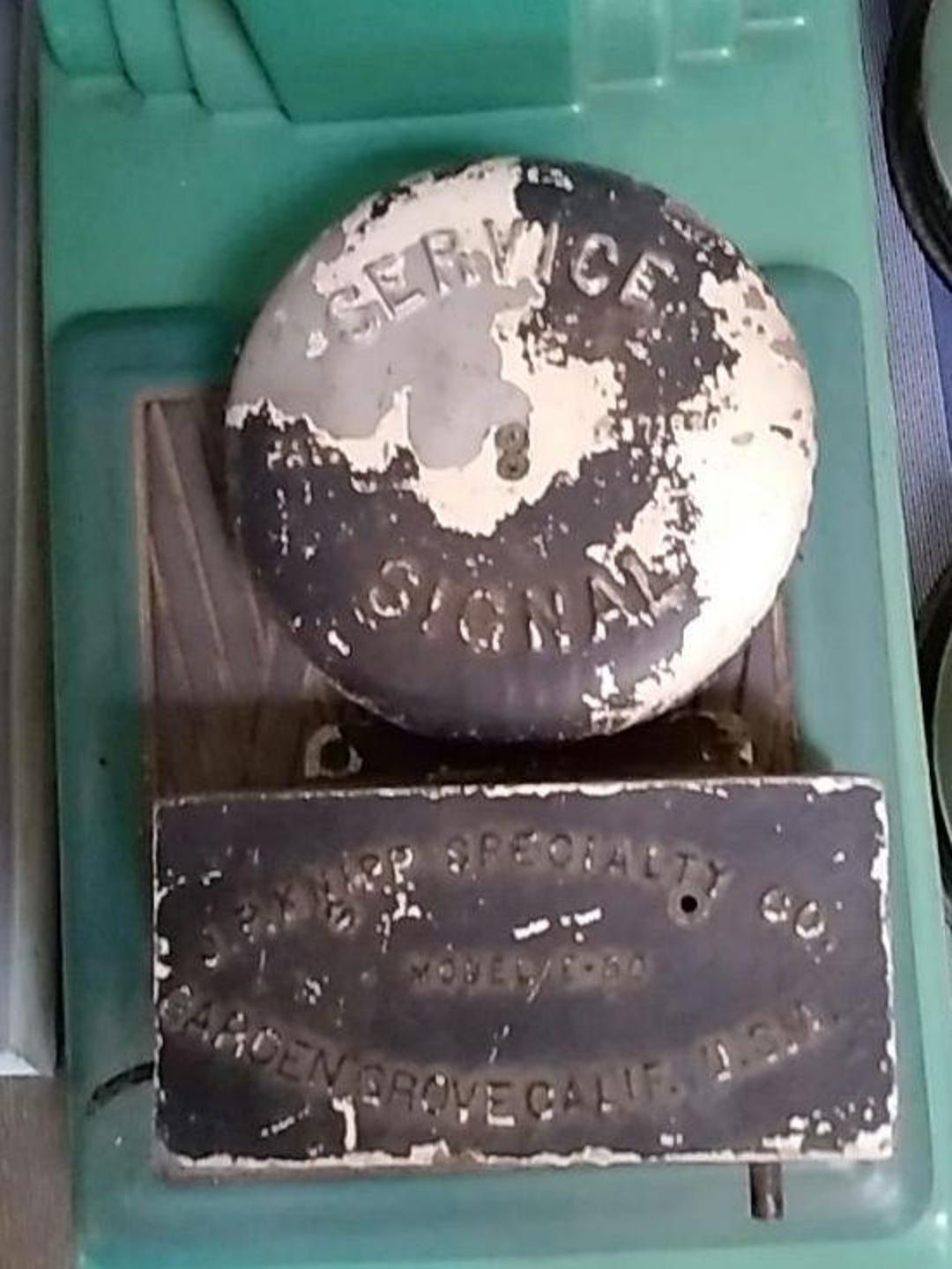 Vintage J. P. Knapp Gas Station Service Driveway Signal Bell 40s - Etsy