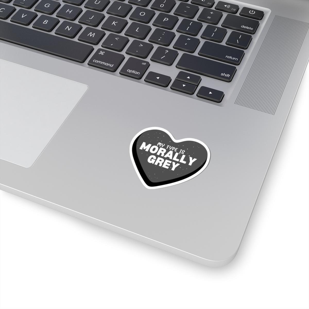 My Type is Morally Grey Heart Candy Books Bookish Kindle Stickers Dark ...