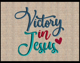 Victory in Jesus | Etsy
