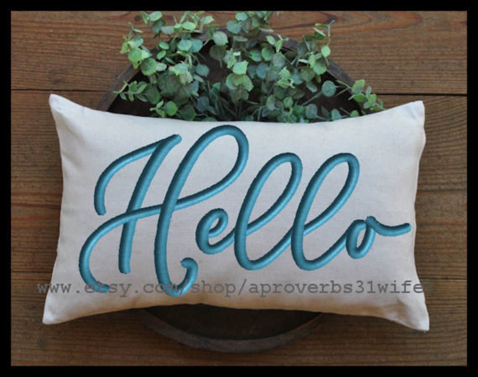 Hello Machine Embroidery Design Word Hello Embroidery Modern - Etsy