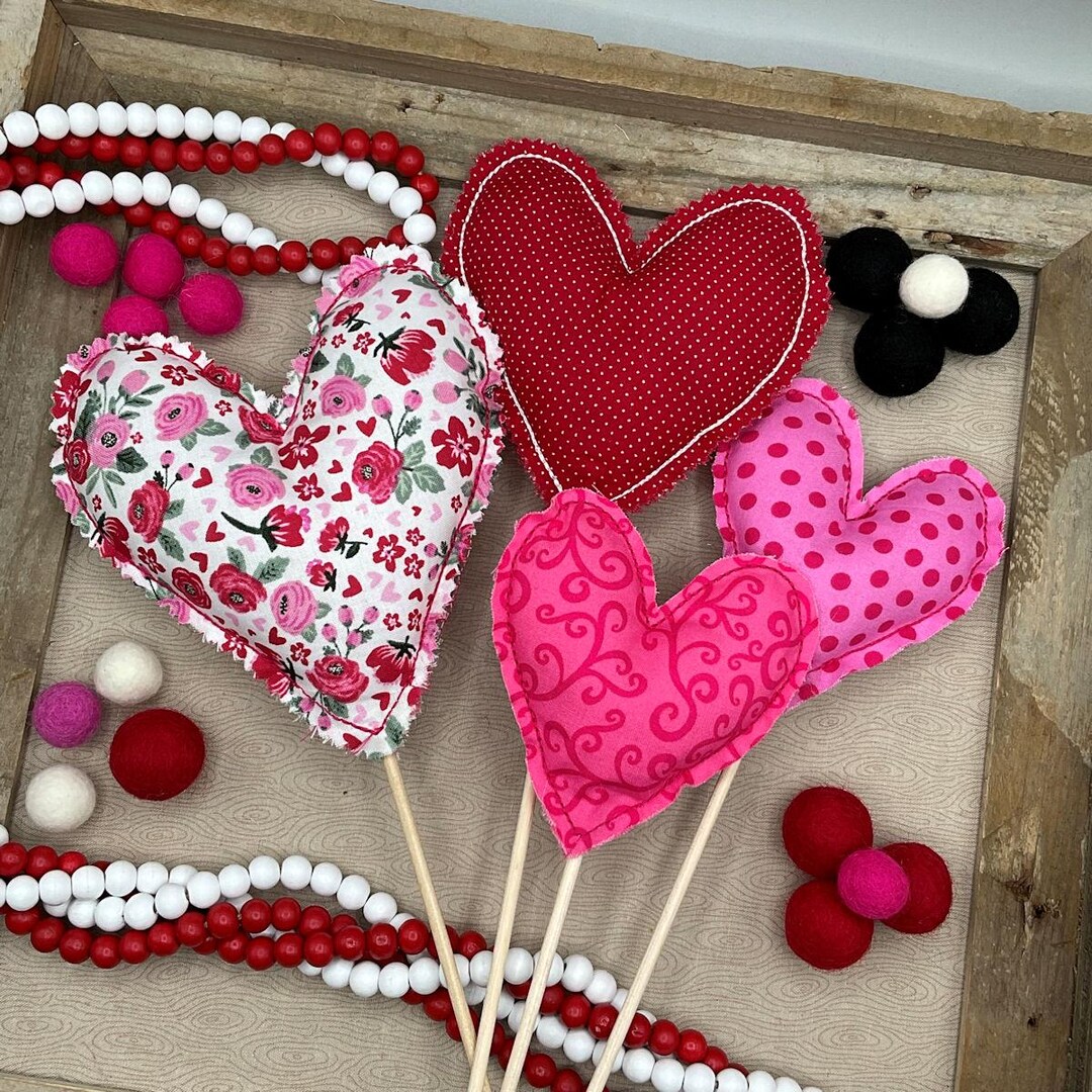 ITH Fabric Bean Stitch Heart | in the Hoop Heart Design| Valentine ...