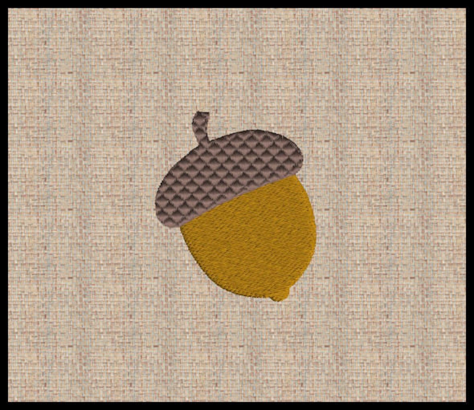Mini Acorn Embroidery Design Acorn Machine Embroidery Design Fall ...
