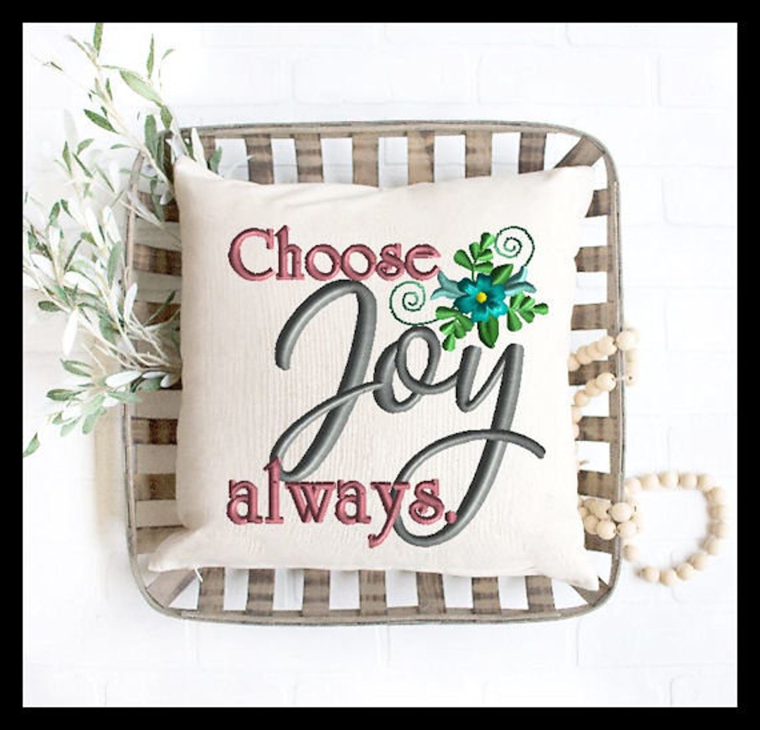 Choose Joy Embroidery Design Machine Embroidery Design Flower ...