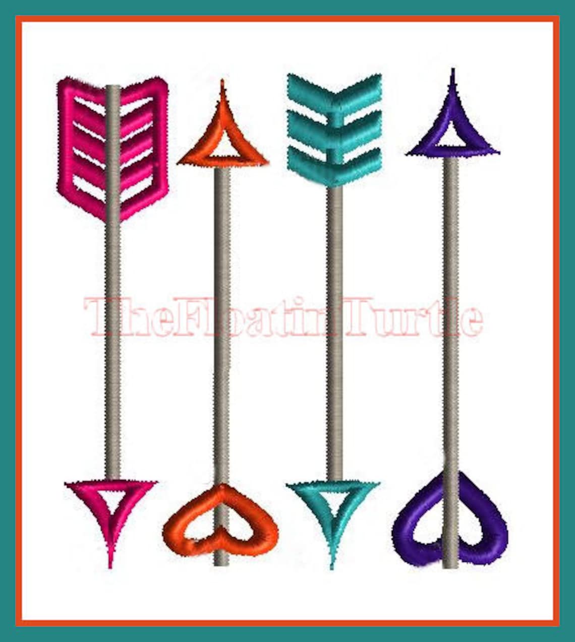 Arrow Embroidery Design Arrow Embellishment Embroidery Design | Etsy
