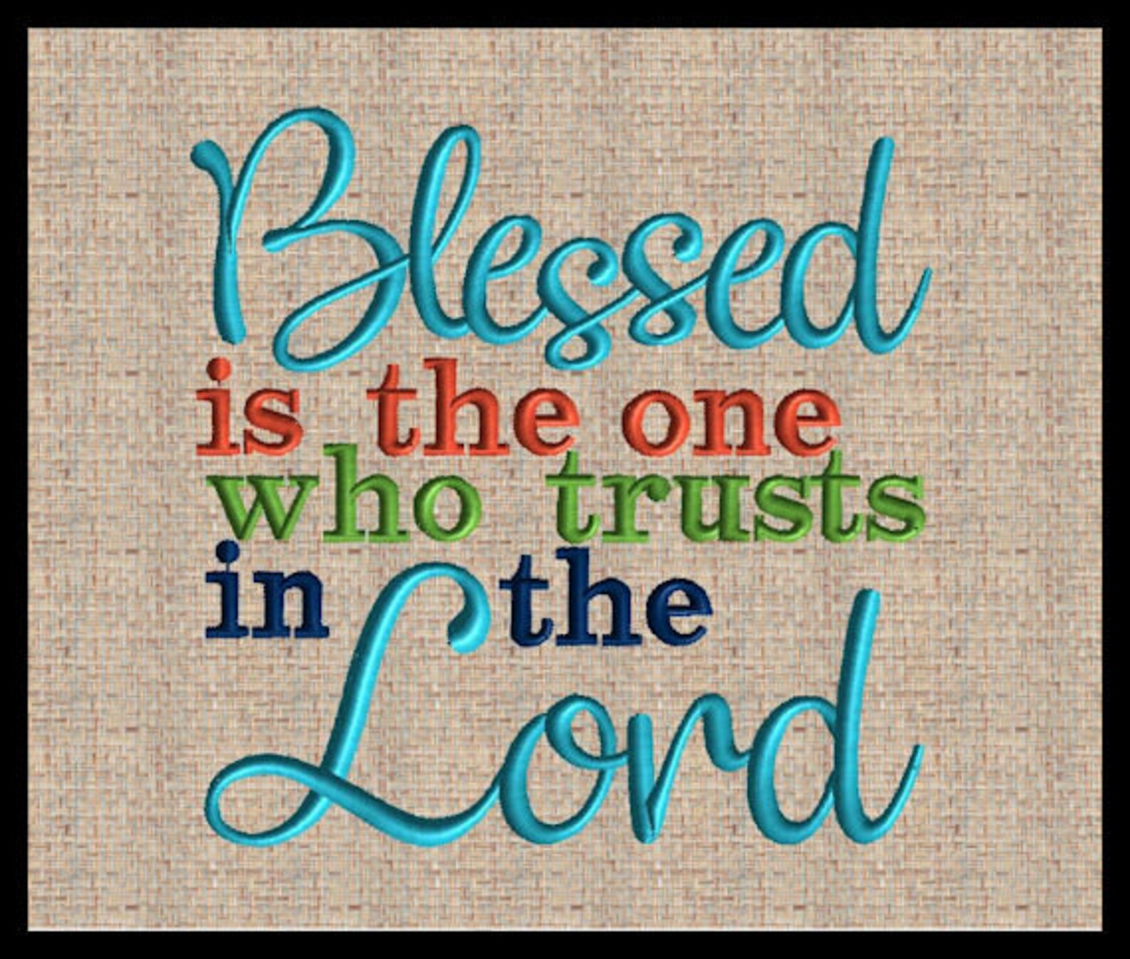 Blessed is the One Who Trusts in the Lord Jeremiah 17:7 | Etsy