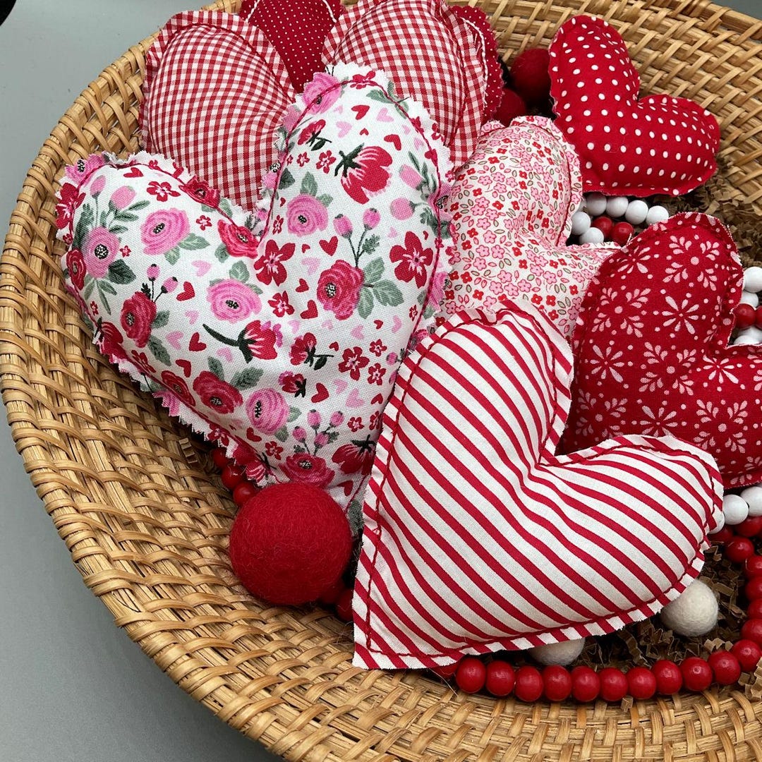 ITH Fabric Bean Stitch Heart | in the Hoop Heart Design| Valentine Bowl ...