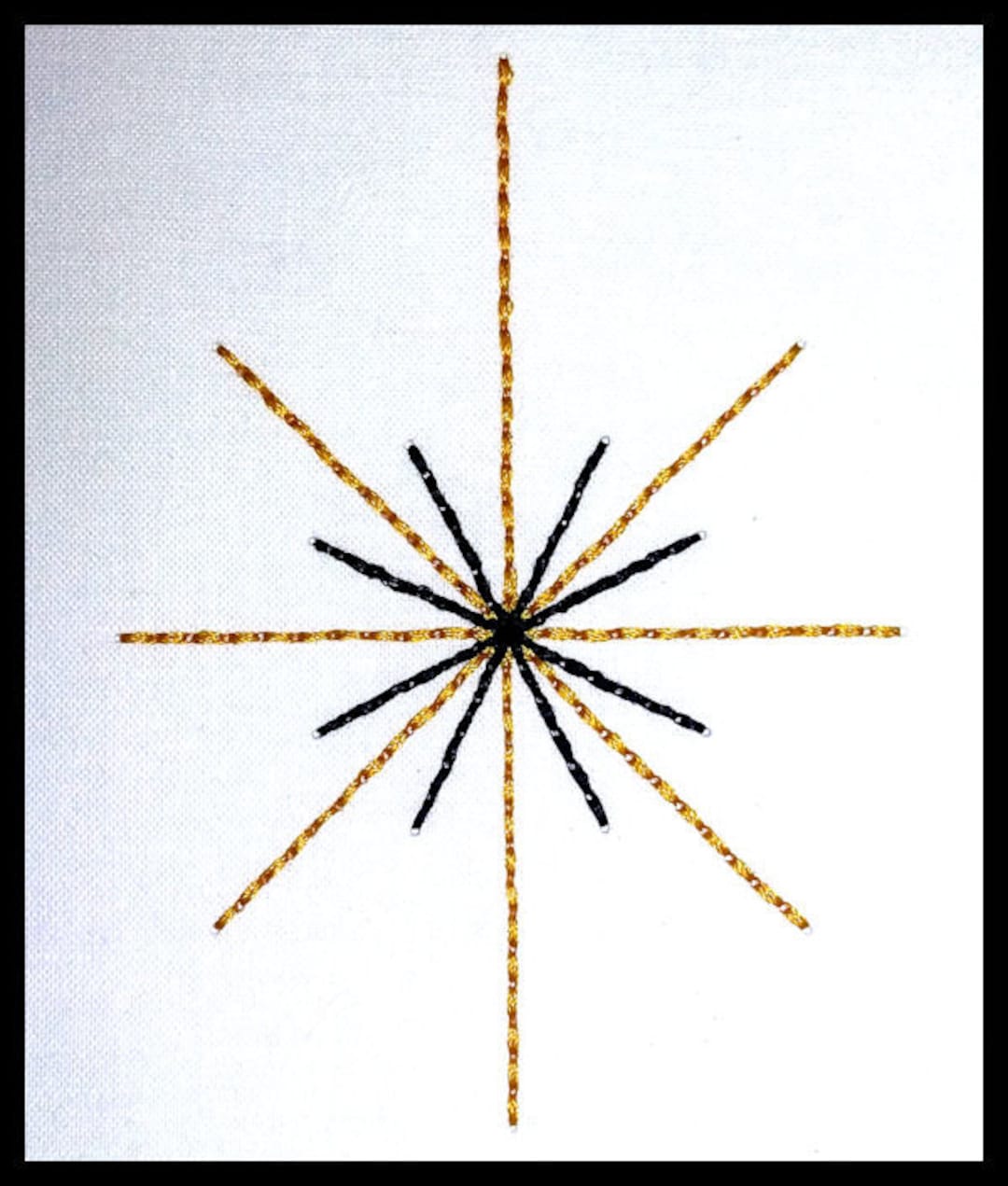 North Star Embroidery Design Star of Bethlehem Embroidery Design ...