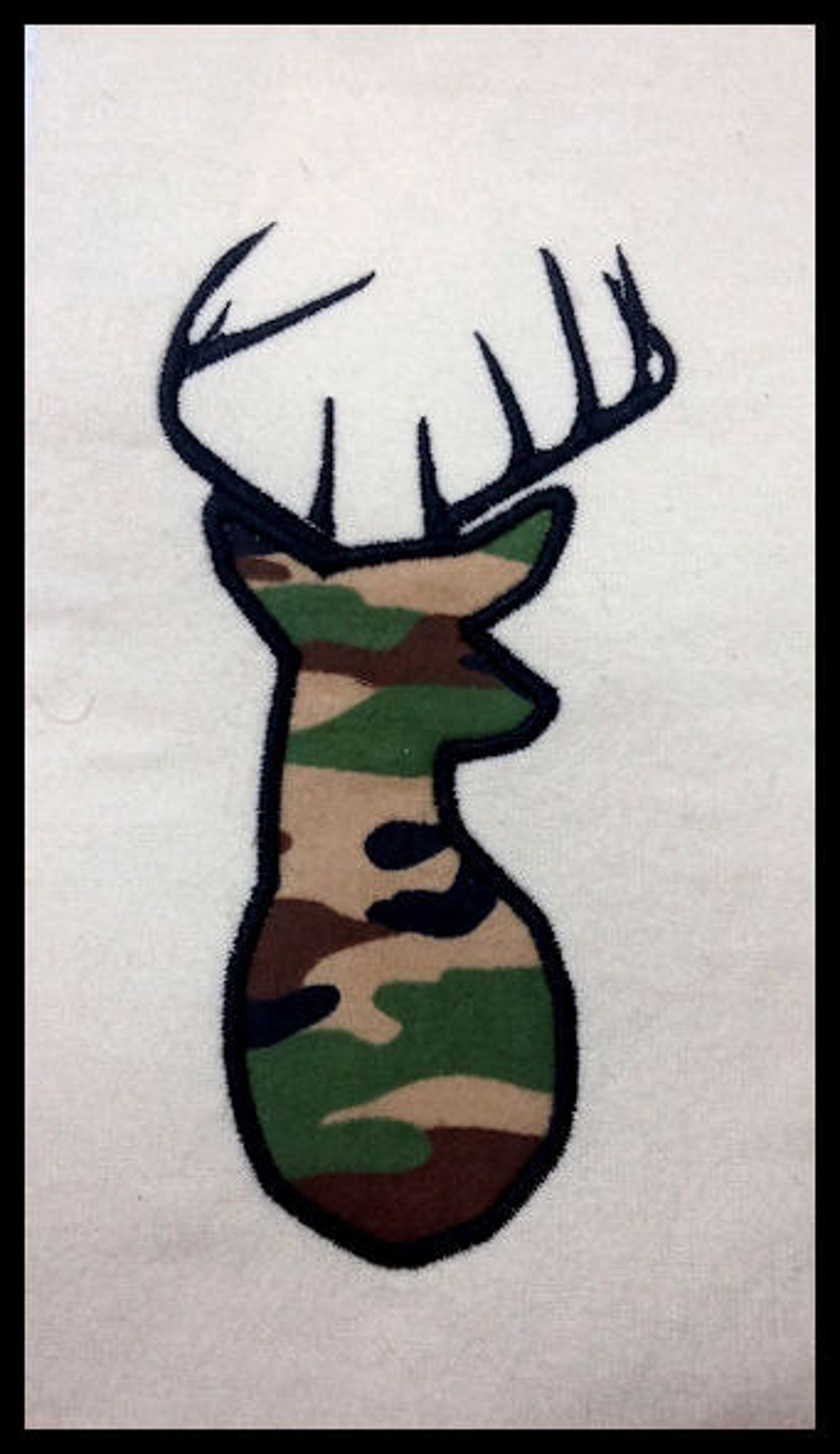 Buck Head Embroidery Applique Design Deer Embroidery Deer Head - Etsy