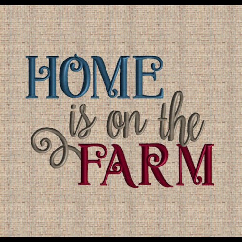 Farm Outline Machine Embroidery Design - Etsy