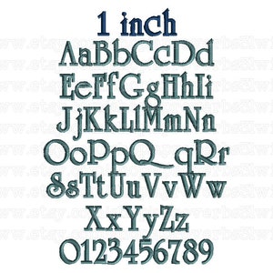 On Sale Embroidery Font Fancy Block Font Alphabet EXCLUSIVE Embroidery ...