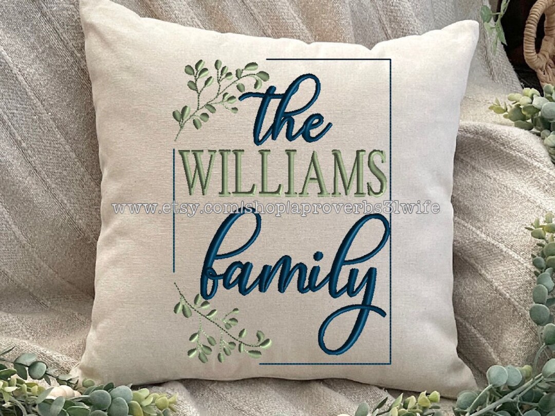 The Family Machine Embroidery Design - Wedding Embroidery Design ...