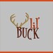 Little Hunter Embroidery Design Lil Buck Embroidery Design Little Buck ...
