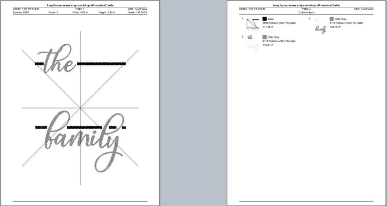 Family Embroidery Design Split Frame Design Font Frame - Etsy