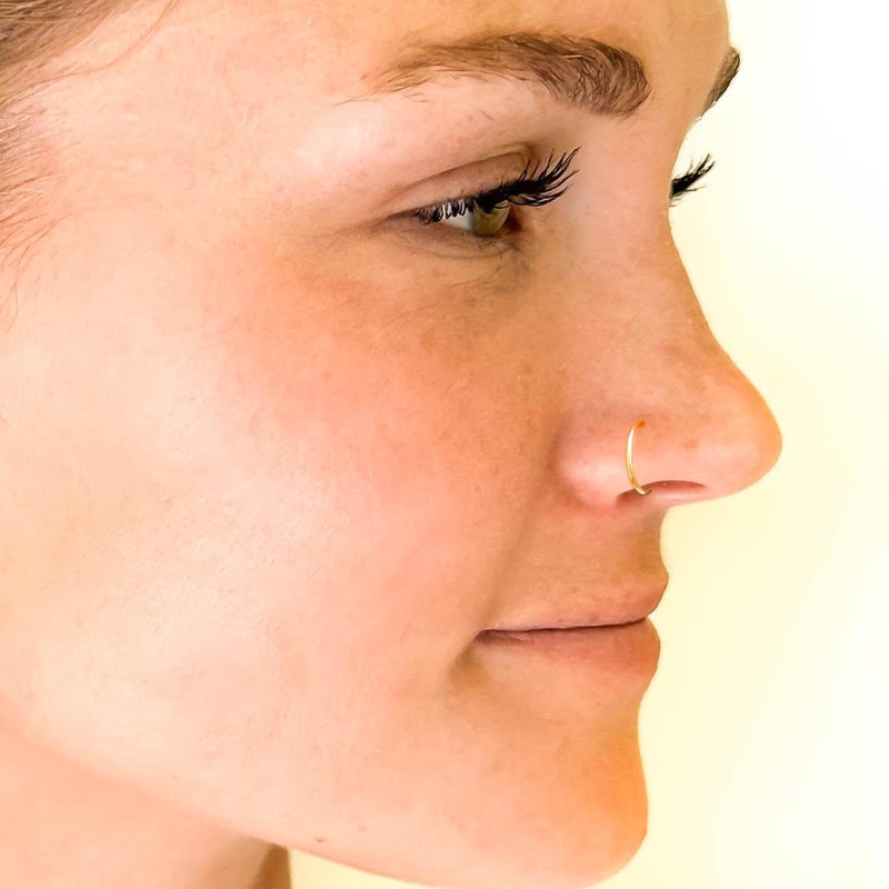 Large Seamless Gold Hoop - Etsy