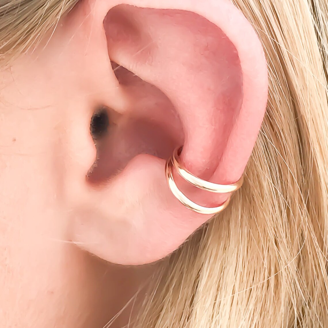 Gold Ear Cuff No Piercing Ear Cuff Delicate Ear Cuff | Etsy