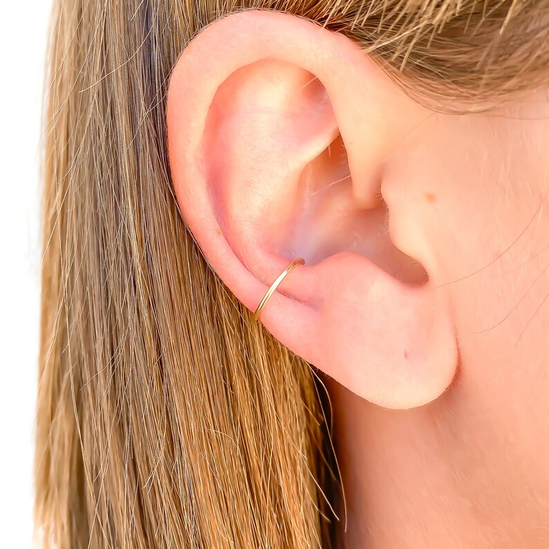 Gold Conch Hoop Gold Filled Conch Piercing Conch Hoop - Etsy