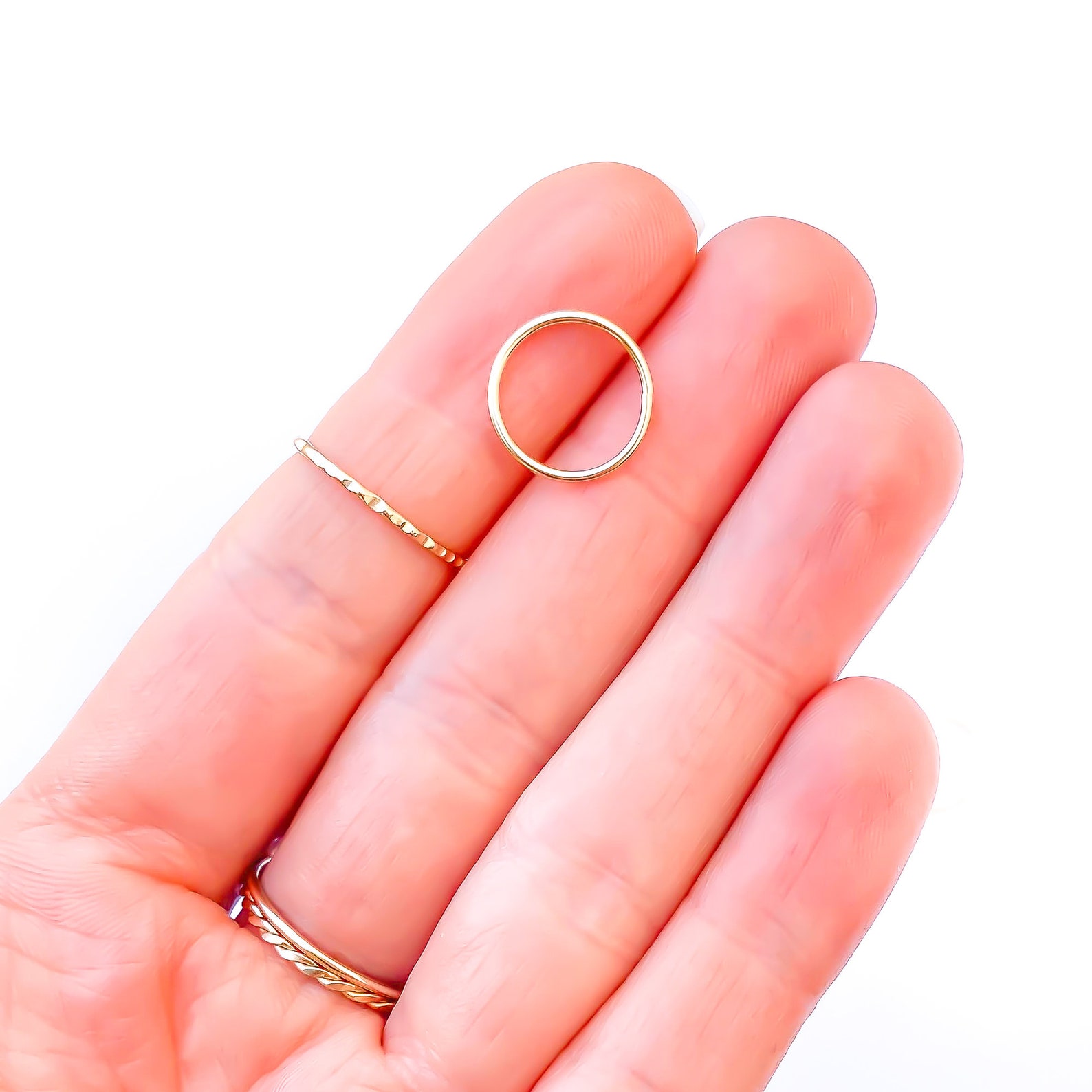 Gold Conch Hoop, Gold Filled Conch Piercing, Single Conch Hoop Earring ...