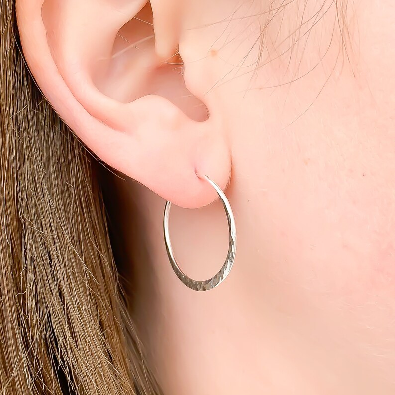 Minimalist Hoop Jewelry Hoop Earrings Small Wire Hoops | Etsy