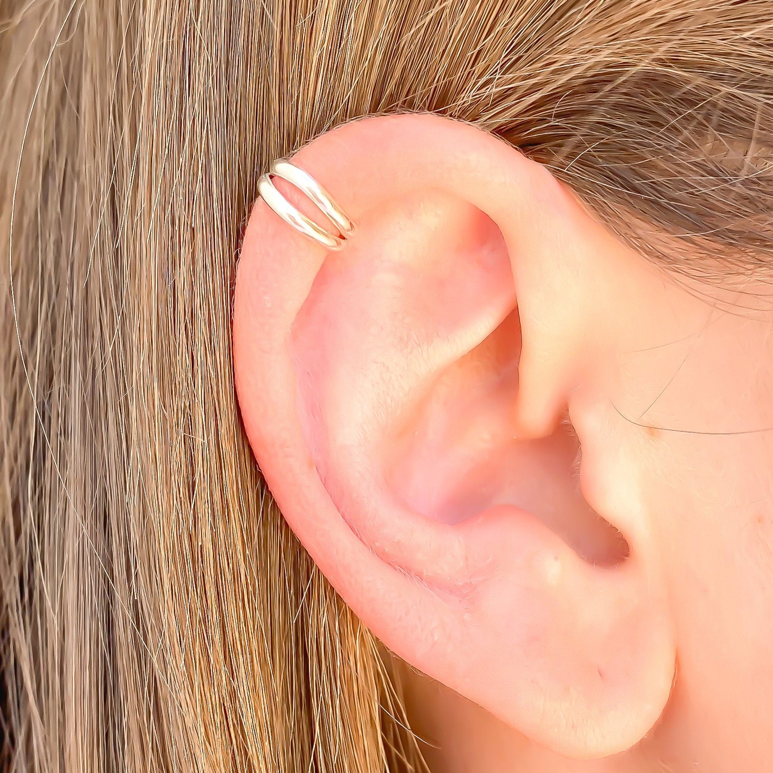 Silver Cartilage Ear Cuff Tiny Ear Cuff Minimalist Ear Cuff - Etsy