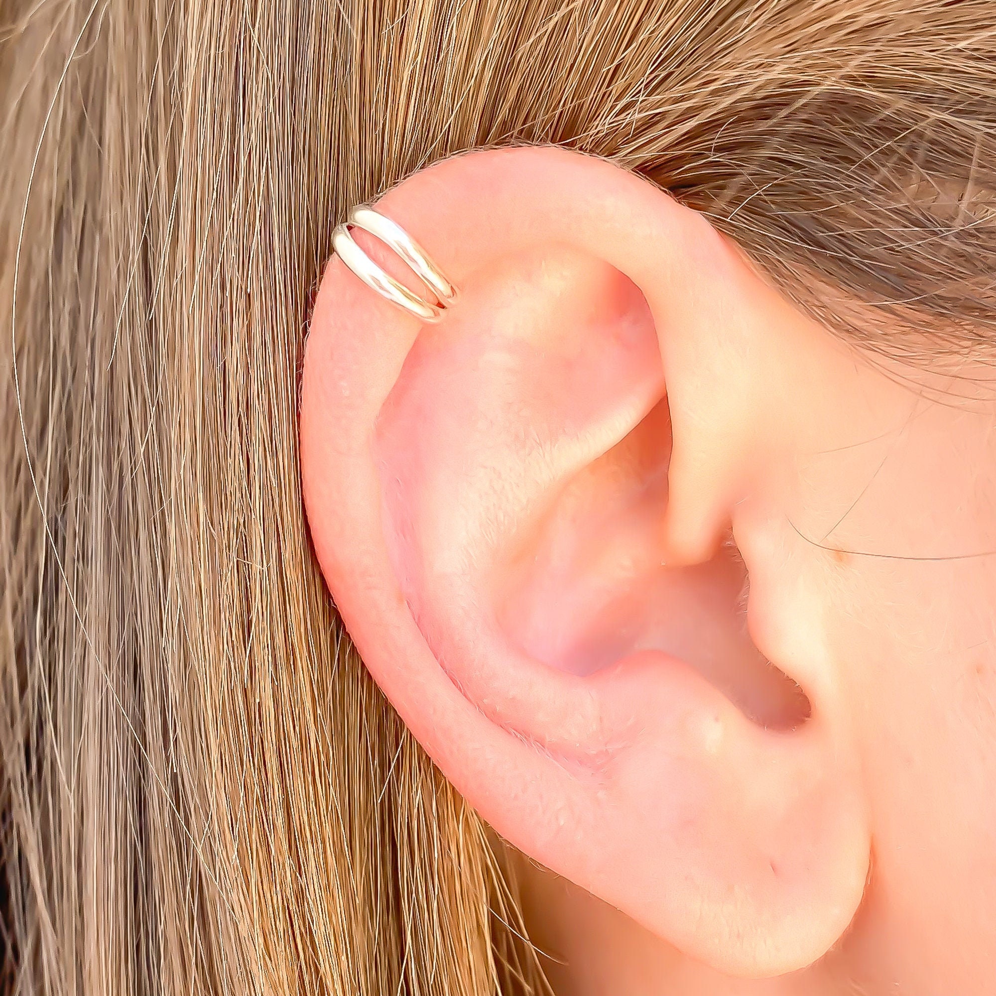 Silver Cartilage Ear Cuff Tiny Ear Cuff Minimalist Ear Cuff - Etsy