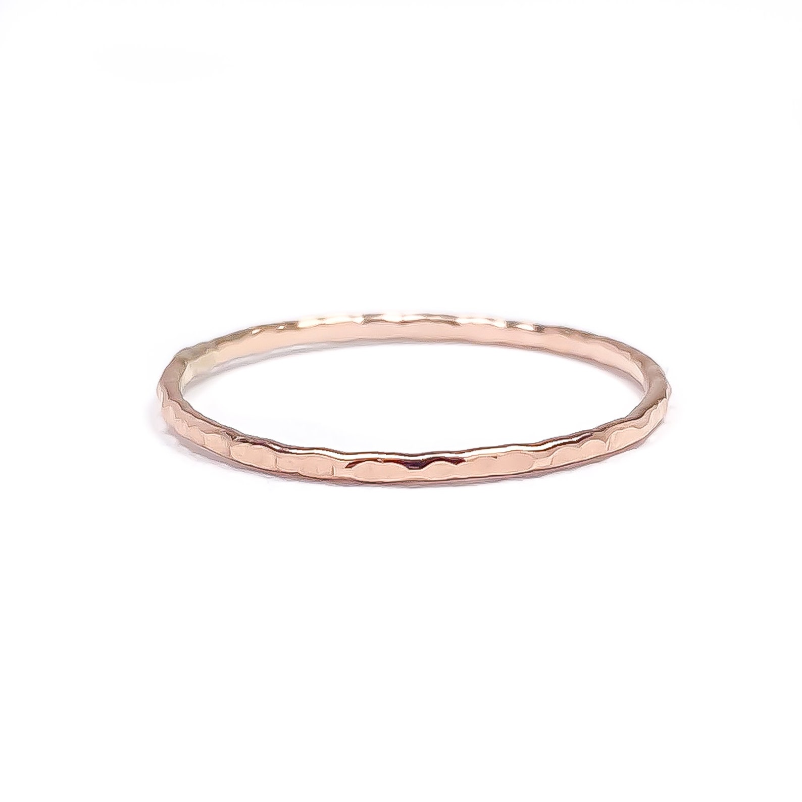 Rose Gold Stacking Ring Set 14K Rose Gold Filled Stacking | Etsy