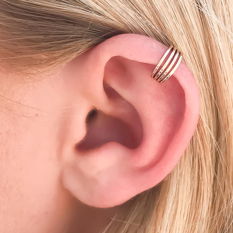 Gold Cartilage Ear Cuff Gold Filled Ear Cuff Earcuff - Etsy