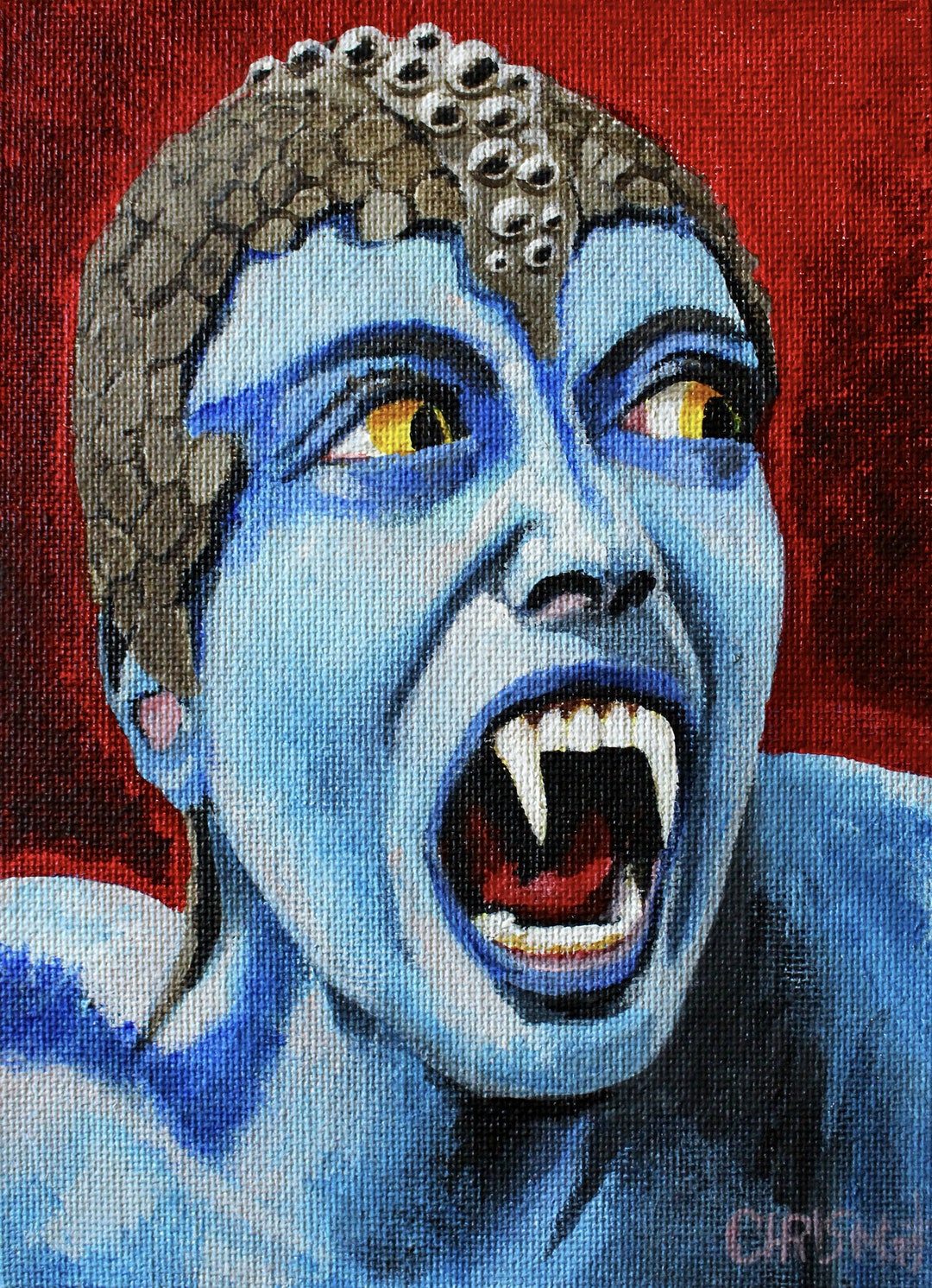 Lair of the White Worm Painting - Etsy