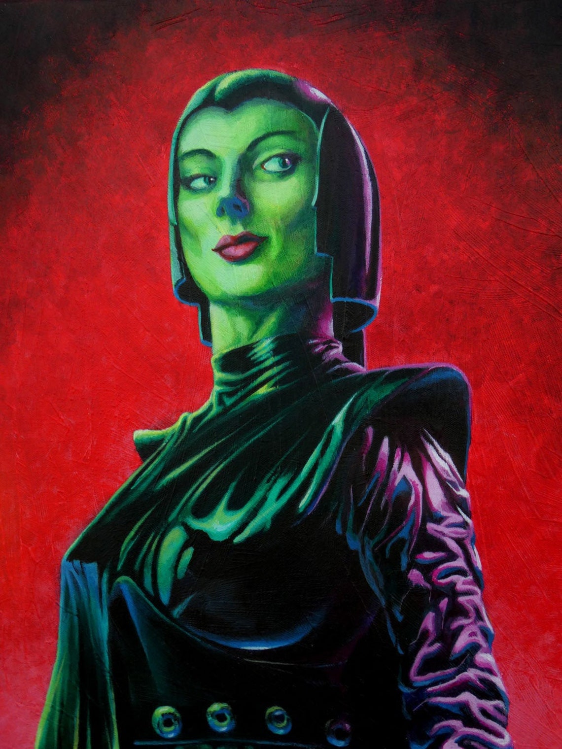 Devil Girl From Mars Painting - Etsy