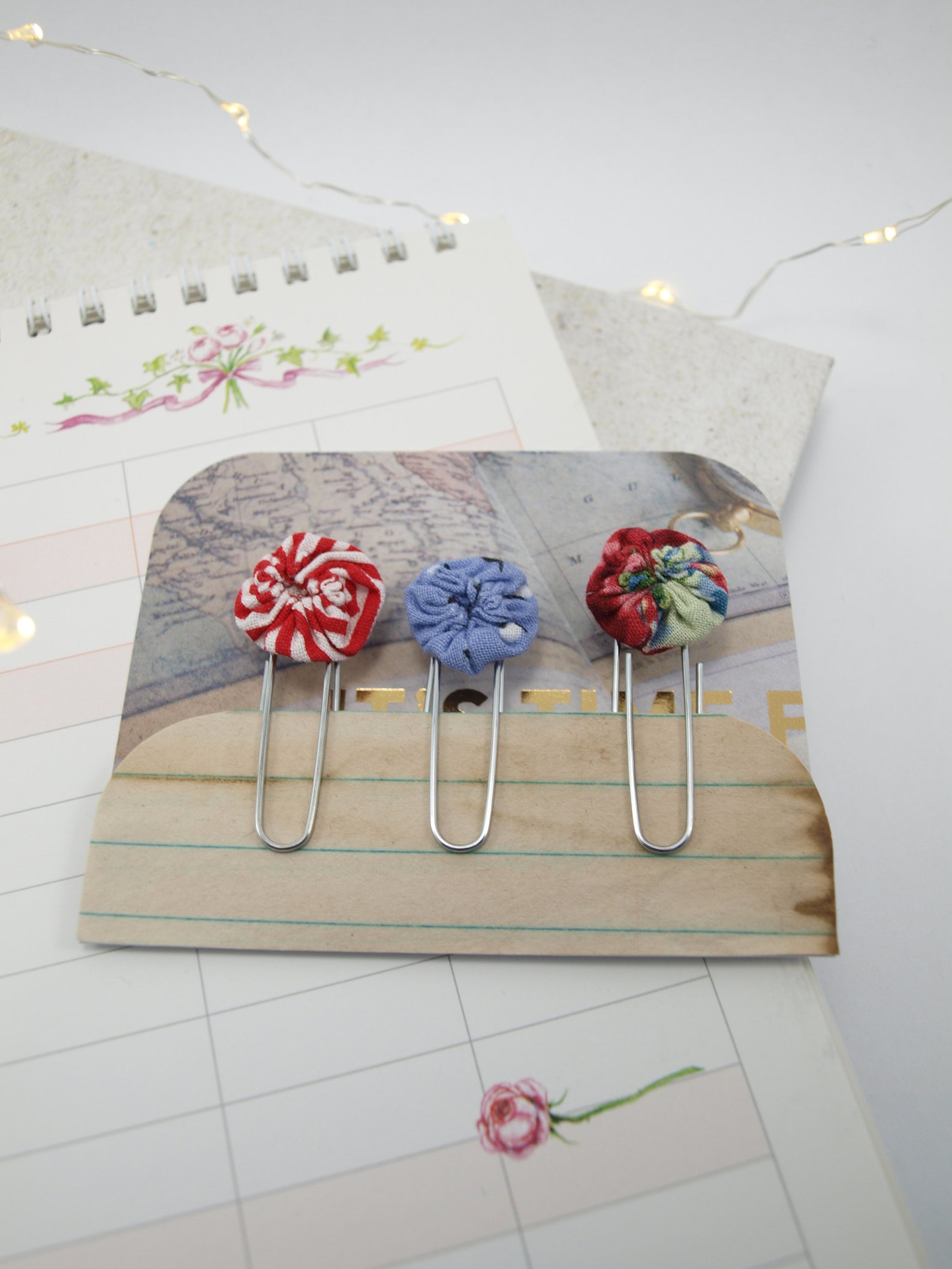 Big Colorful Paper Clips Set de 3 / Fun Paper Clip / Book Mark | Etsy