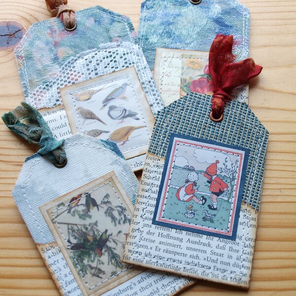 Altered Gift Tags - Etsy