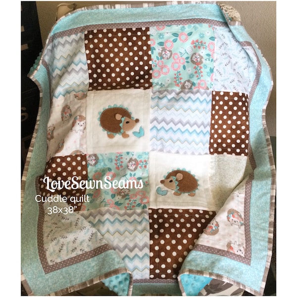 Hedgehog Quilt - Etsy