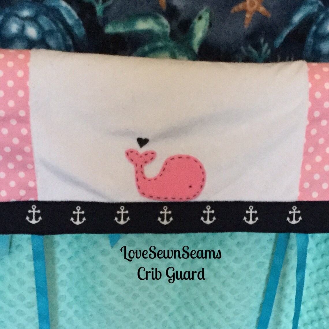 Pink Navy Aqua Nautical Quilt/nautical Baby - Etsy