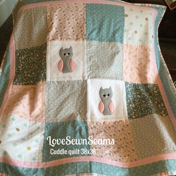 Owl Baby Quilt - Etsy