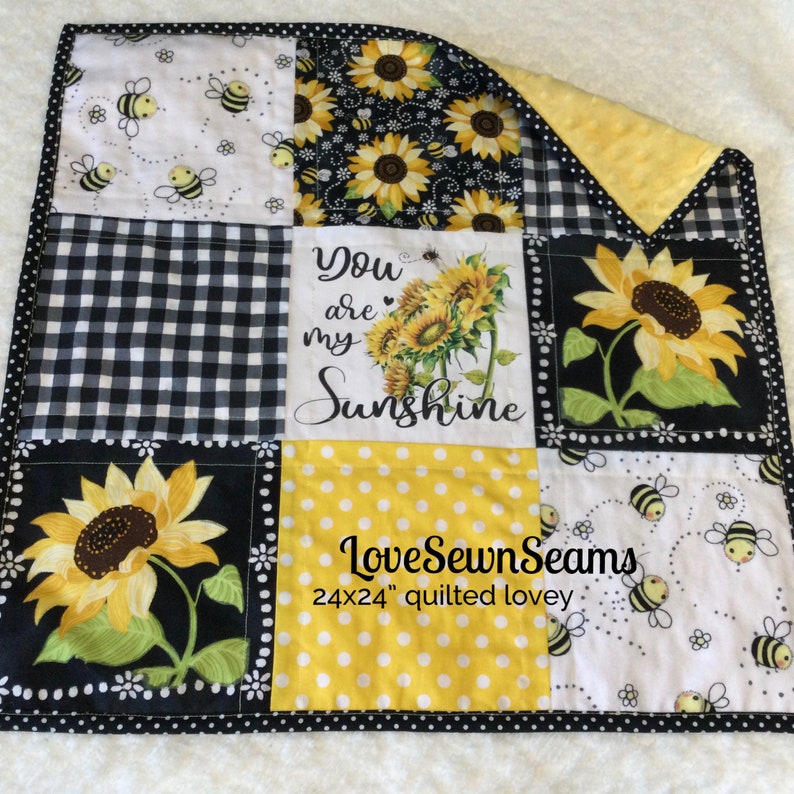 You Are My Sunshine Quilt/sunshine Quilt/sunflower Quilt/you - Etsy
