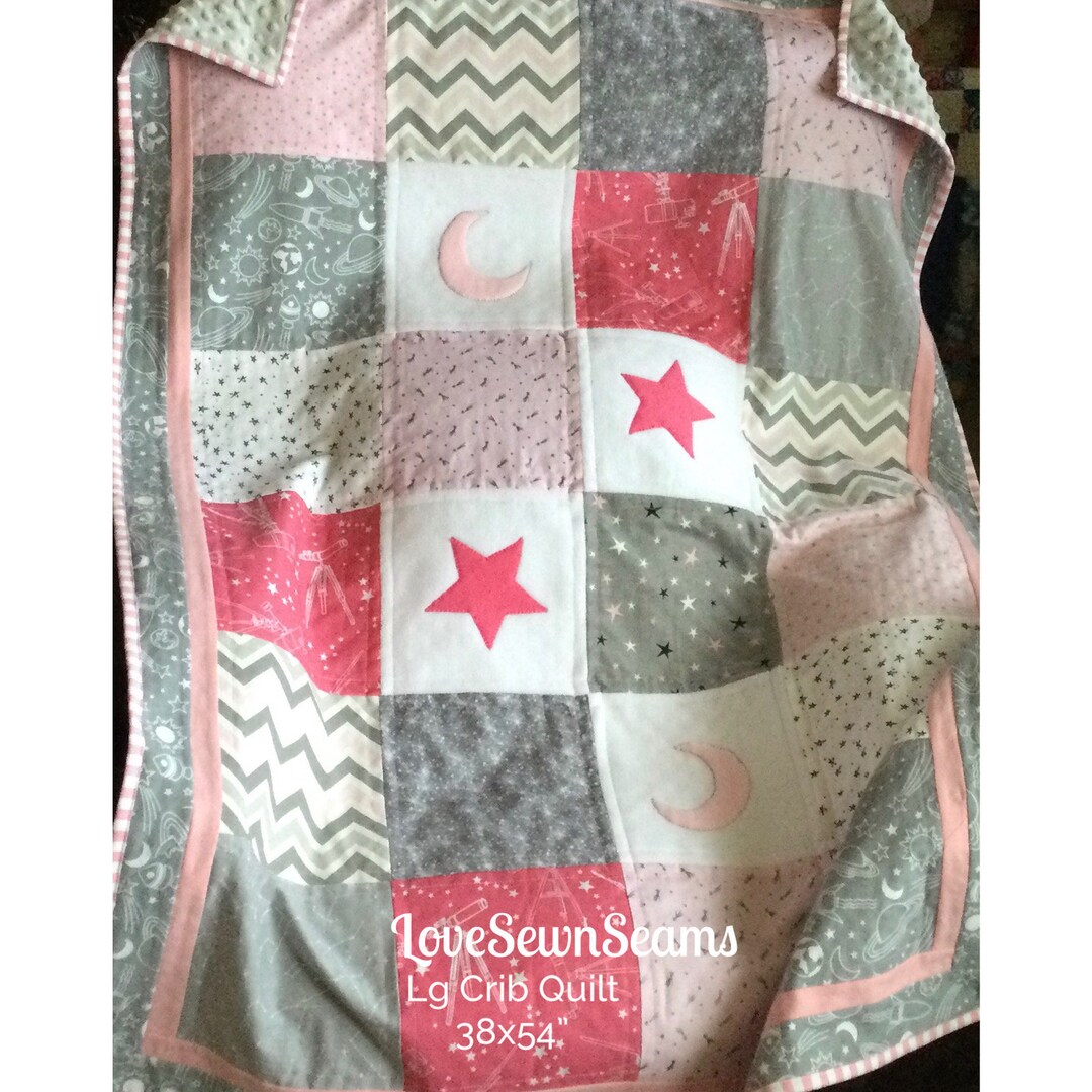 MADE to Order/moon Quilt/star Quilt/celestial Quilt/space Quilt/star ...