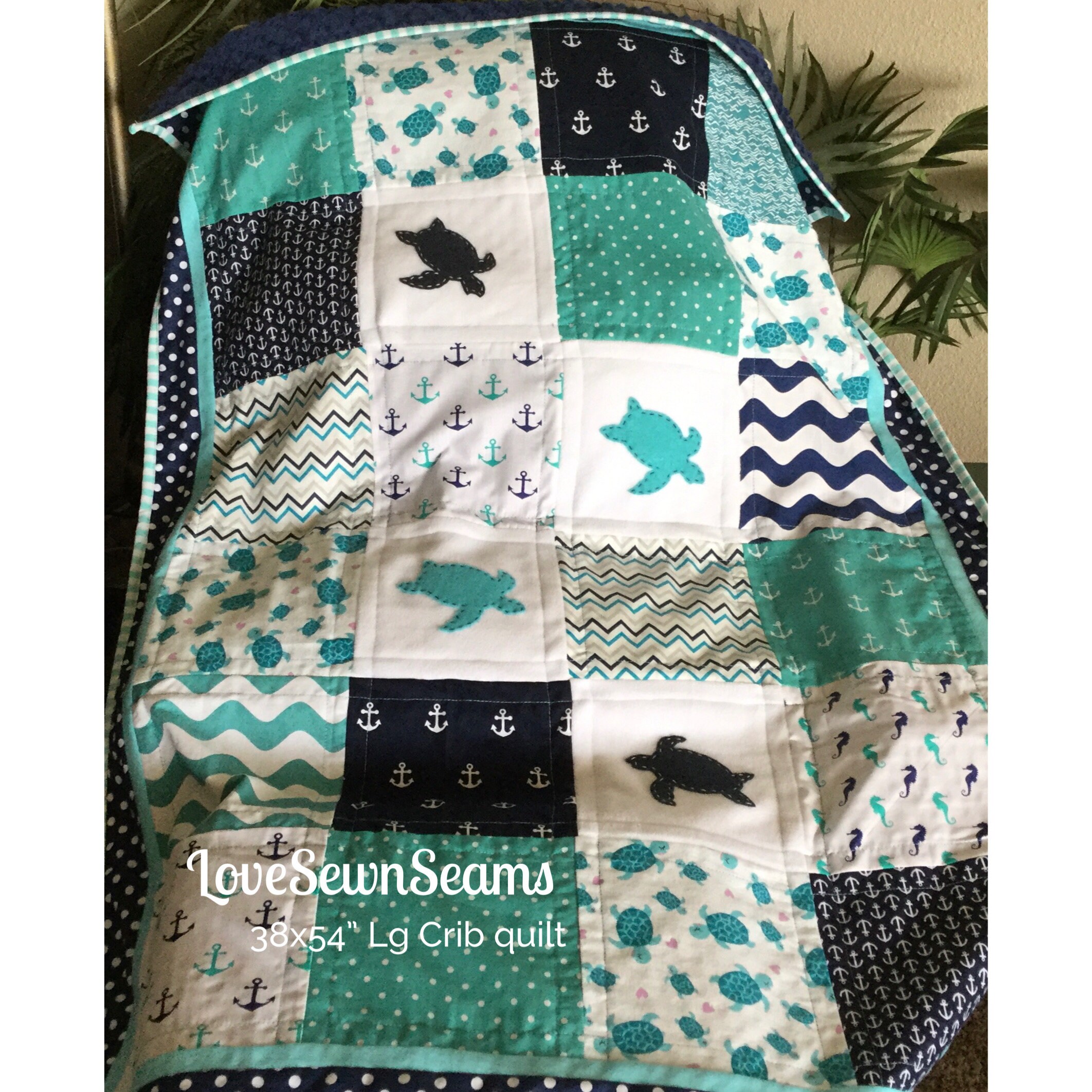 SEA TURTLE Quilt/sea Turtle/sea Turtle Nursery/sea Turtle - Etsy