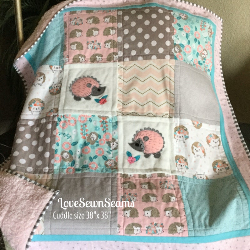 Hedgehog Quilt - Etsy