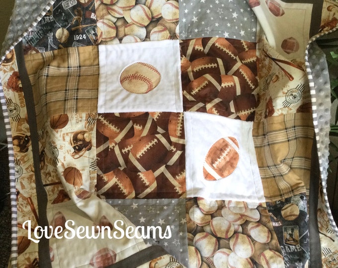 Custom Sports Team Quilts Any Size and Team, Custom Quilt Commission ...