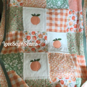 Peaches N Cream Quilt/peaches Quilt/peach Quilt - Etsy