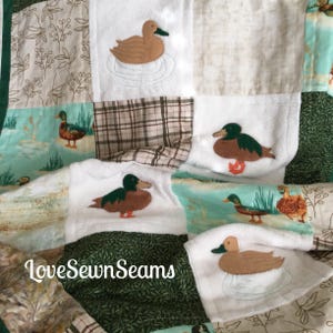 Duck Quilt/mallard Ducks/nature Quilt/lake Quilt - Etsy