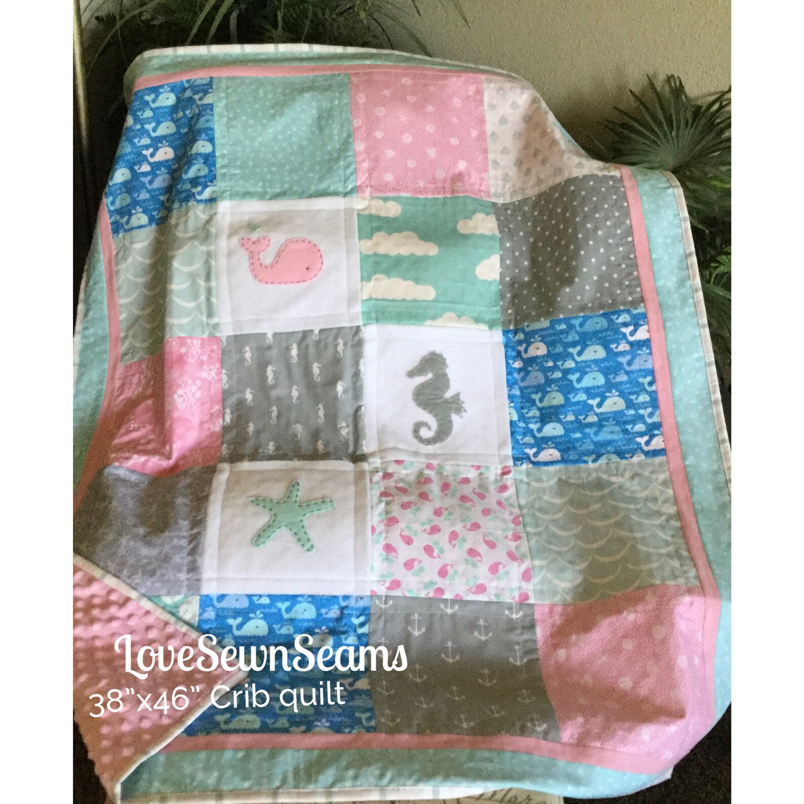 SEASIDE Quilt/made to Order/nautical Quilt/ocean Quilt/sea - Etsy