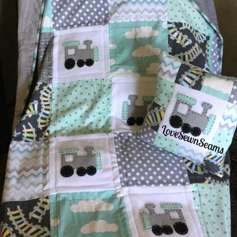 MADE TO Order/train Quilt/train Baby Quilt/train - Etsy