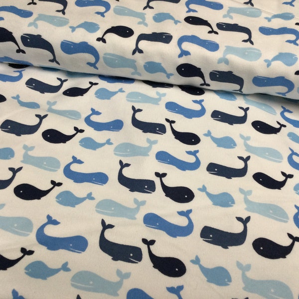 Whale Fabric - Etsy